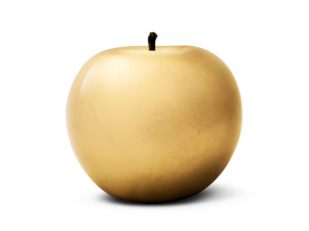 Apple | Gold and Silver Plated - pinkpear.com.au